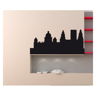 Liverpool Skyline Vinyl Wall Decal or Car Sticker SS014EY, 48 in ...