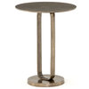 Douglas Aged Bronze End Table - Transitional - Side Tables And End ...