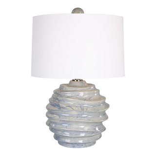 Uttermost 30194-1 Waves 26" Tall Ceramic Table Lamp - Contemporary - Table Lamps - by Buildcom ...