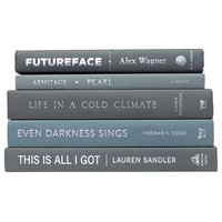 Modern Slate Book Stack, 5-Piece Set - Traditional - Books - by Booth ...