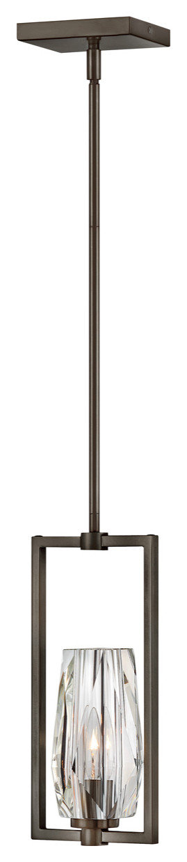 Hinkley Ana Extra Small Pendant, Black Oxide, 6.5" - Transitional ...