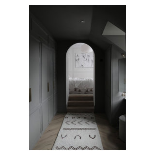 Scandi Master Bedroom & Walk in Wardrobe in Linlithgow, Scotland - Scandinavian - Bedroom ...