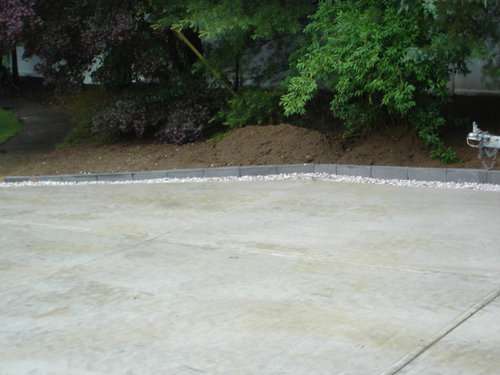 Landscape Design Help Needed French Drain Edging