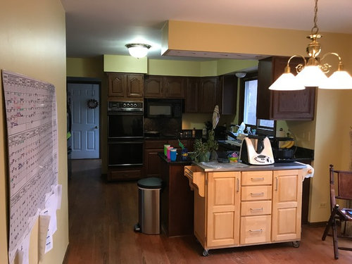 Kitchen remodel in an awkward space
