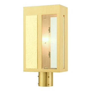 1 Light Outdoor Post Top Lantern in Coastal Style - 5.13 Inches wide by ...