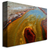 'Yellowstone Rusty Geyser' Canvas Art by Nicole Dietz, 30" x 47 ...