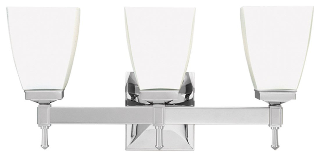 Hudson Valley Kent 3-LT Bath Light Bracket 653-PC - Polished Chrome ...