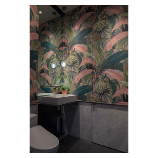 Tribeca Loft - Contemporary - Powder Room - New York - by Key+Shade ...