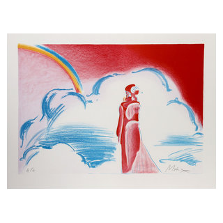 Peter Max, Rainbow and Clouds, Lithograph - Contemporary - Fine Art ...