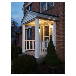 Burns Front Porch and concrete stairs - Traditional - Porch - Baltimore ...
