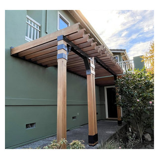 Garden design - trellises, decks, patios, entries - Craftsman - Entry ...