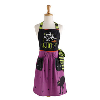 Bewitched Printed Apron - Farmhouse - Aprons - by Design Imports | Houzz