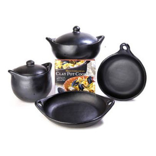 La Chamba Black Clay Set, CHST - Asian - Specialty Cookware - by Toque ...