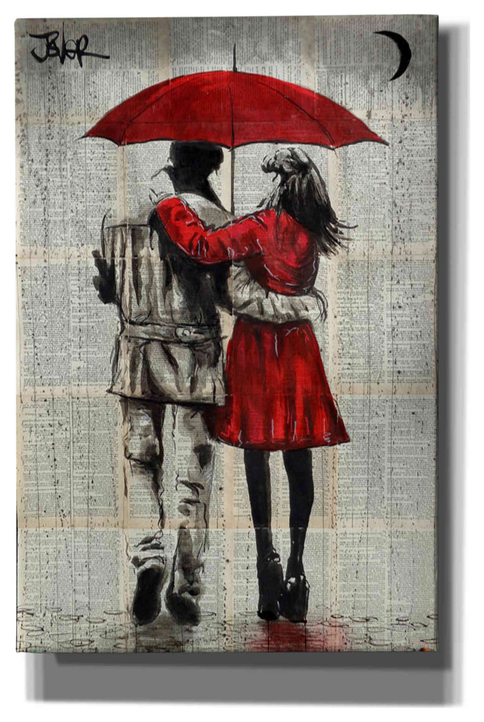 Epic Graffiti "Fall" by Loui Jover, Giclee Canvas Wall Art, 12" x 18 ...