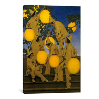 The Lantern Bearers by Maxfield Parrish Art Print, 18" x 12" x 1.5 ...