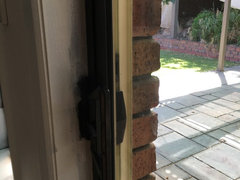 Primrose window frames and charcoal grey floor tiles | Houzz AU