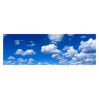 Clouds Utah Panoramic Fabric Wall Mural, 48 in x 16 in - Wall Decals ...