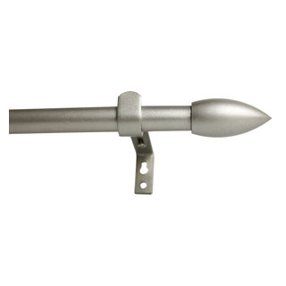 Adjustable Bullet Drapery Rod, 48"-84" - Transitional - Curtain Rods ...