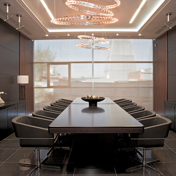 75 Black Tray Ceiling Dining Room Ideas You'll Love - November, 2024 ...