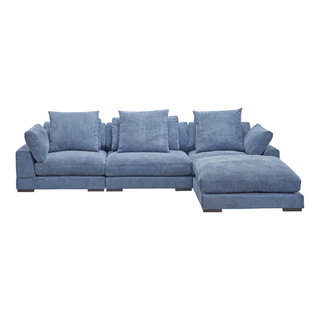 Tumble Lounge Modular Sectional Navy - Contemporary - Sectional Sofas ...