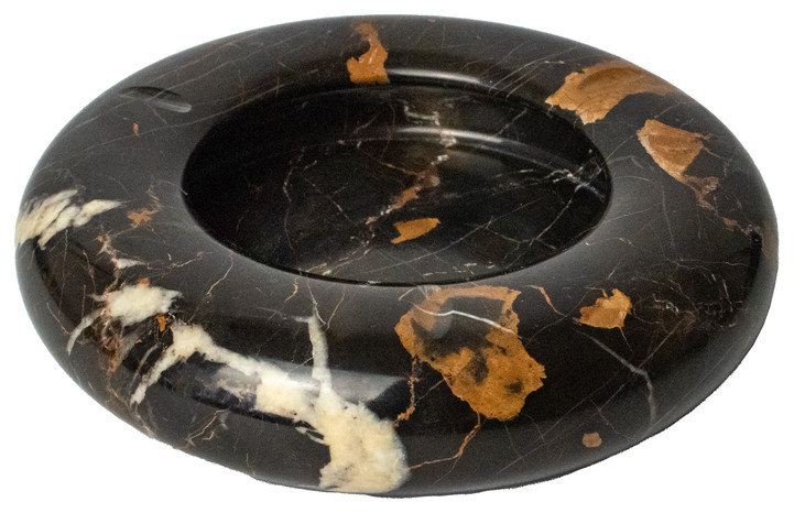 Polished King Gold Marble Ashtray - Contemporary - Decorative Objects And Figurines - by Bello ...