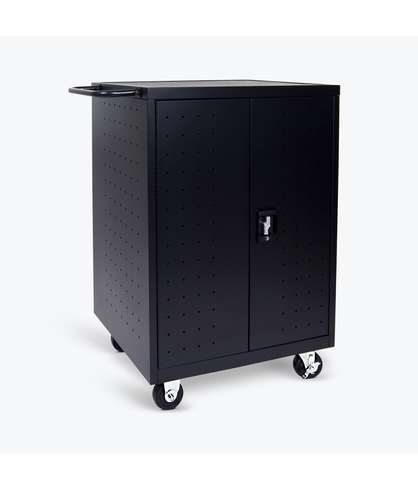 Luxor Black 24 Laptop Computer Charging Cart - Contemporary - Office ...