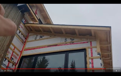 Furring Strips Installed Horizontally for Vertical Cedar Siding