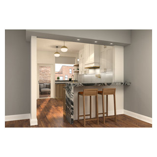 The Sheridan - Transitional - Kitchen - Chicago - by AYYA Design Haus ...