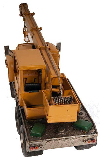 Old Modern Handicrafts AR003 Metal Handmade Crane Truck Model ...