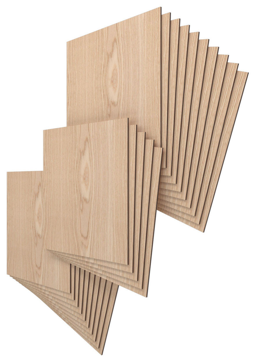 7 3/4"W x 7 3/4"H x 1/4"T Wood Hobby Board, Alder, 23.75"Wx23.75"Hx.375 ...