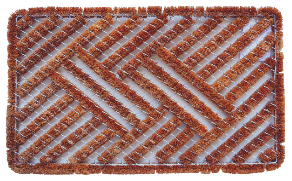 Cross Hatch Mat - Contemporary - Doormats - by Imports Decor Inc. | Houzz