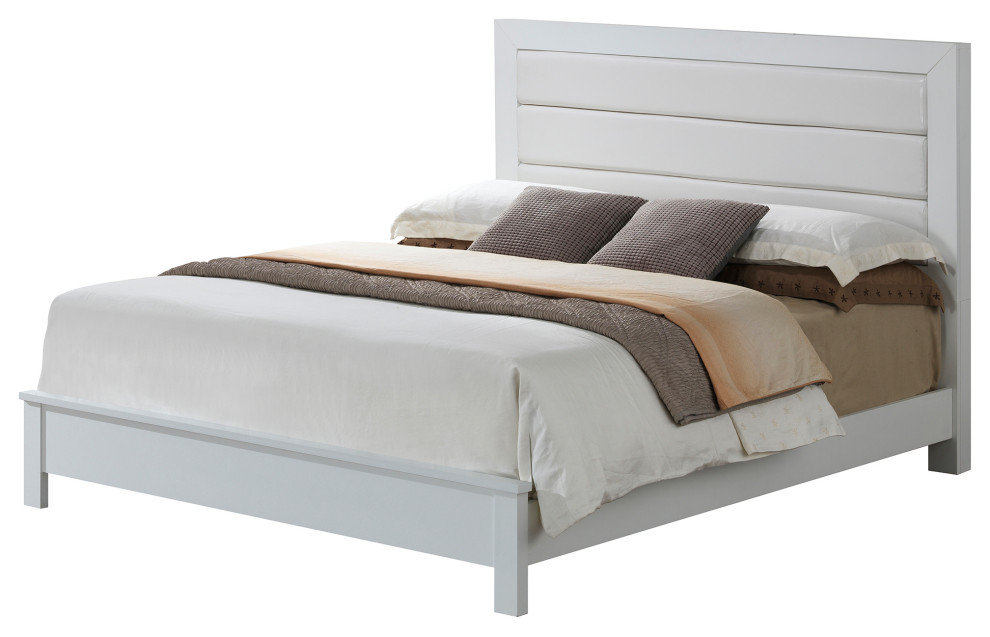 Burlington Upholstered Queen Panel Bed - Transitional - Panel Beds - by ...