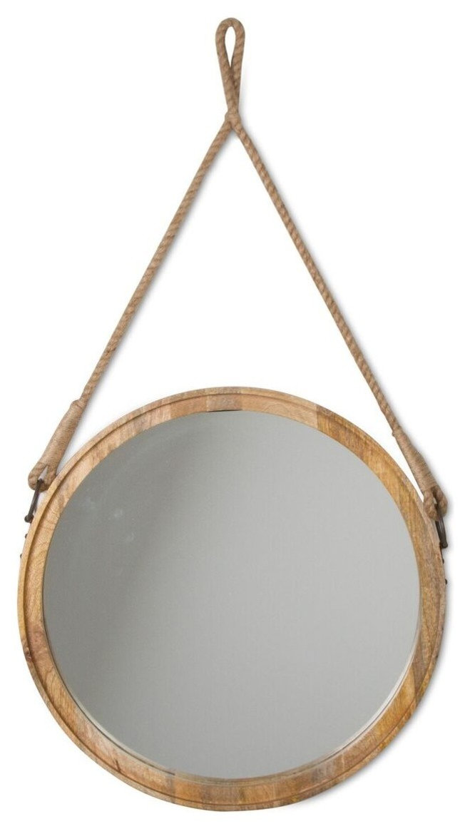 Mango Wood Mirror - Beach Style - Wall Mirrors - by Quest Products, Inc ...