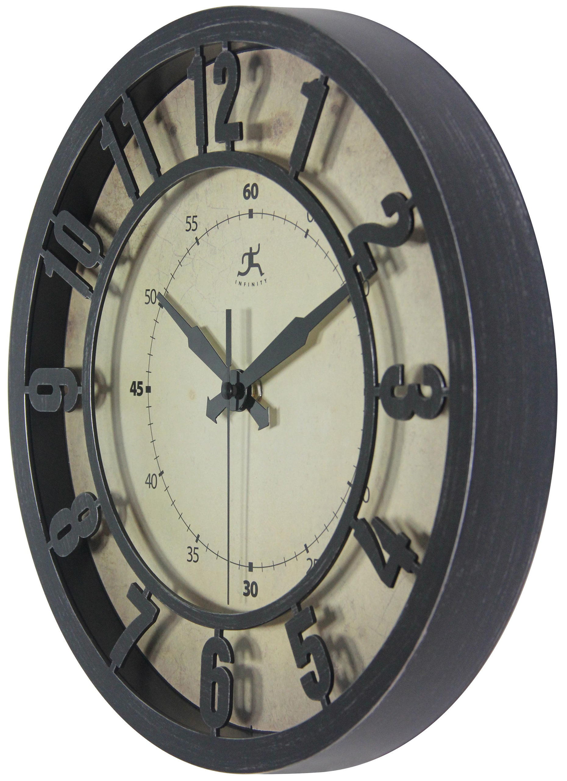 12" 3D Clock - Industrial - Wall Clocks - by Infinity Instruments, Ltd ...