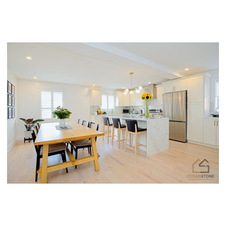 The Perfect Beam House - Modern - Dining Room - Toronto - by Cedarstone ...