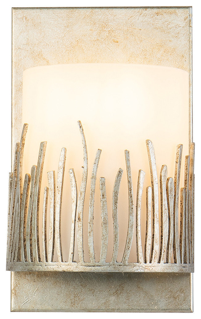 Lucas Mckearn Sawgrass 1 Light Wall Sconce In Distressed Silver ...
