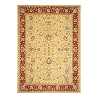 Safavieh Tuscany TUS303-2040 Gold/Red Rug, 2'3"x7'6" - Traditional ...