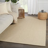 Jaipur Living Emere Natural Solid Beige Rug, 10'x14' - Beach Style ...