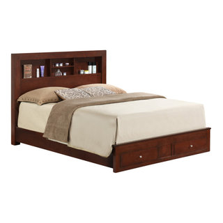 Burlington Full Storage Platform Bed With Drawers and Storage Shelves ...