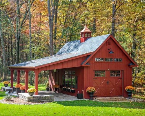 Lean-To Garage and Shed Design Ideas, Pictures, Remodel & Decor
