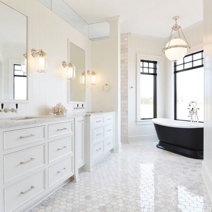 75 Beautiful White Bathroom Ideas & Designs - January 2026 | Houzz AU