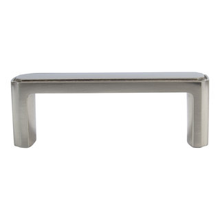 Transitional Style 3" Center to Center 3-3/8" Long Brushed Nickel ...