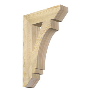 Balboa Traditional Bracket, 14"Dx26"H, 3 1/2"W Douglas Fir/Smooth, 16 ...