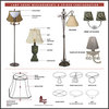 Royal Designs Modified Bell Lampshade, 6.5x10x8.5 - Traditional - Lamp ...