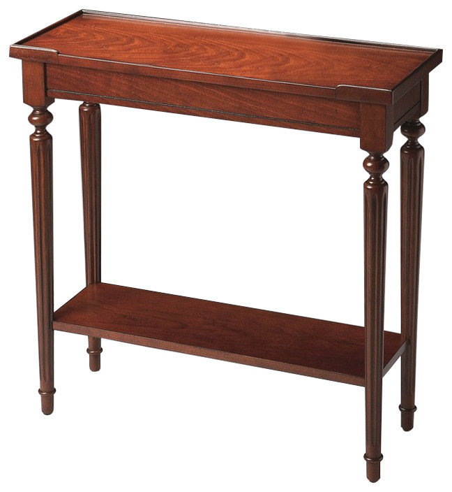 Butler Aubrey Plantation Cherry Console Table - Traditional - Console ...