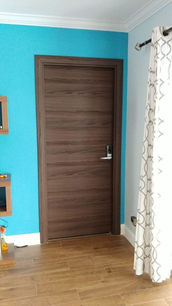 Modern Interior Door 30 x 80 & Hardware | Planum 0010 Chocolate Ash ...