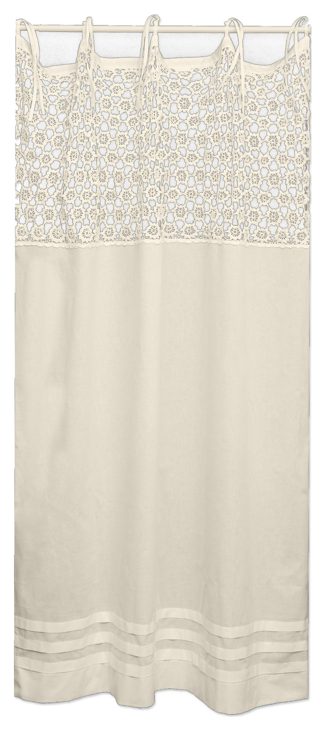 Crochet Envy 45x84 Panel, Natural - Transitional - Curtains - by ...