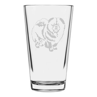 Chow Chow Dog Themed Etched All Purpose 16oz. Libbey Pint Glass - Beer ...