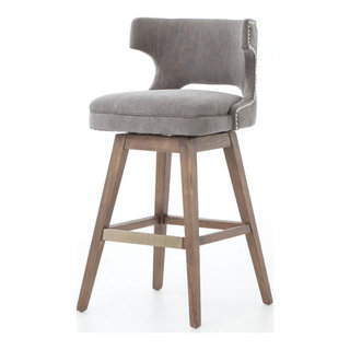 Ashford Task Counter stool With Swivel Base - Transitional - Bar Stools ...
