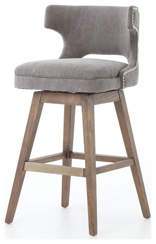 Ashford Task Counter stool With Swivel Base - Transitional - Bar Stools ...
